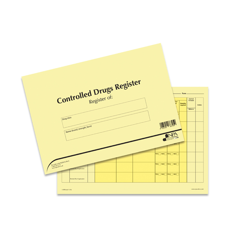 Controlled Drug Registers 16 Pages | EMT Healthcare